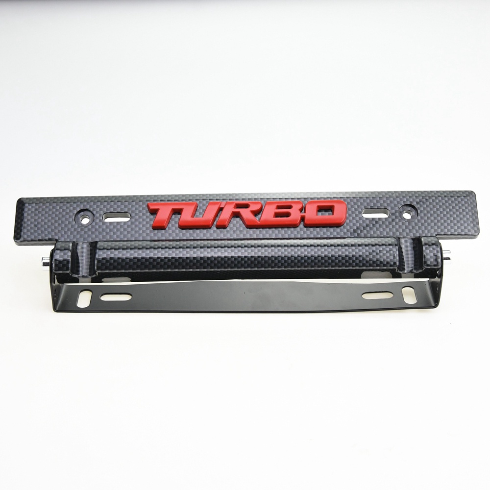 Universal Adjustable License Plate Holder 3D Emblem Car License Number ...