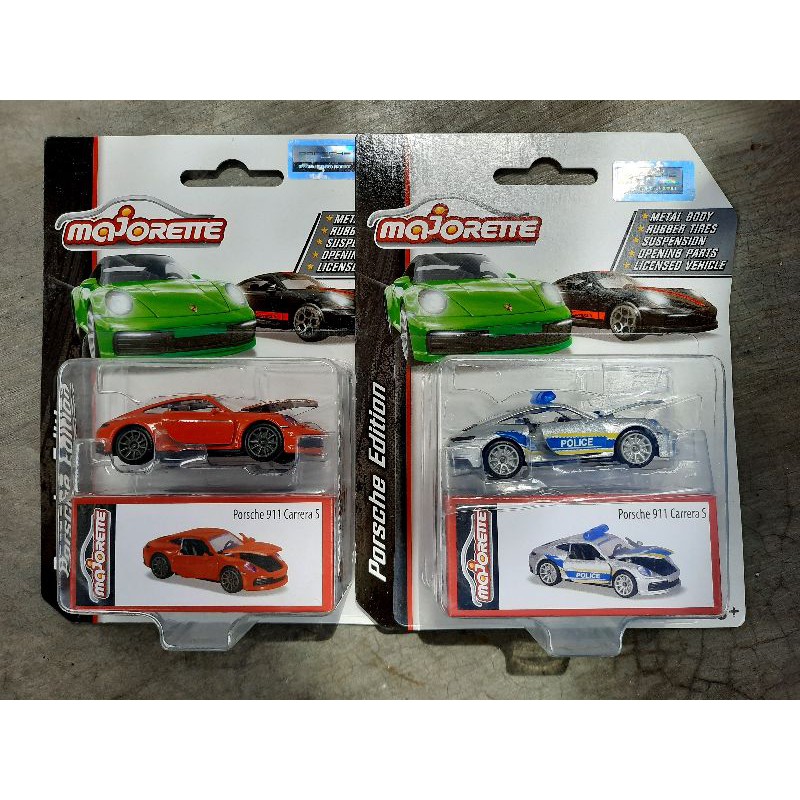 Majorette Porsche Edition Porsche 911 Carrera S Static Display Scale ...