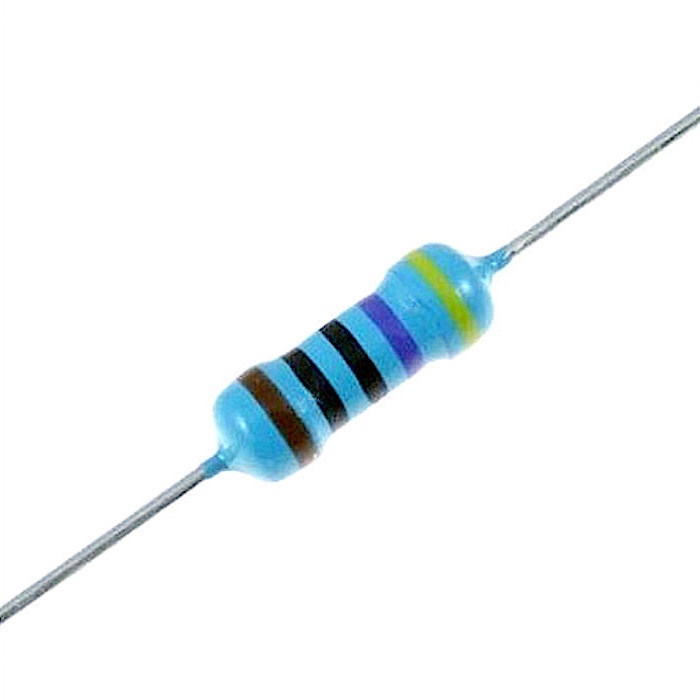 4pcs 1/2W 1% Carbon Resistor 180Ω 220Ω 3.9kΩ 820kΩ Ohm Fixed Value ...