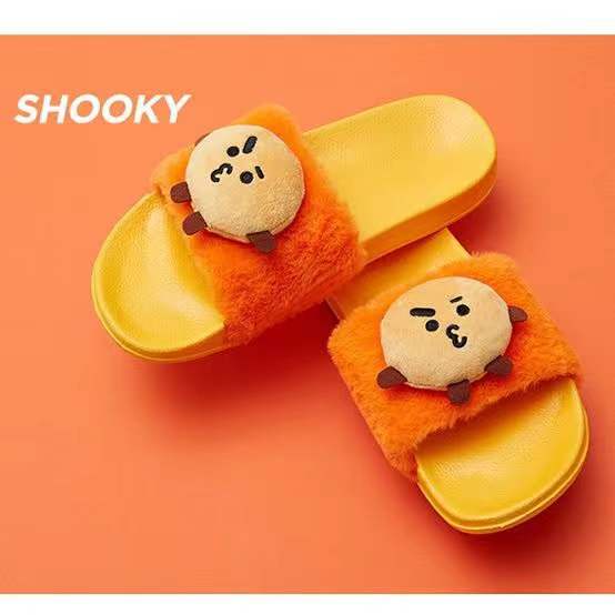 BTS BT21 KPOP slippers Korean men's League idol Koya RJ Shooky Mang ...