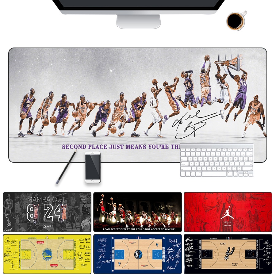 NBA gaming mouse pad NBA basketball team logo mouse pad personalized ...