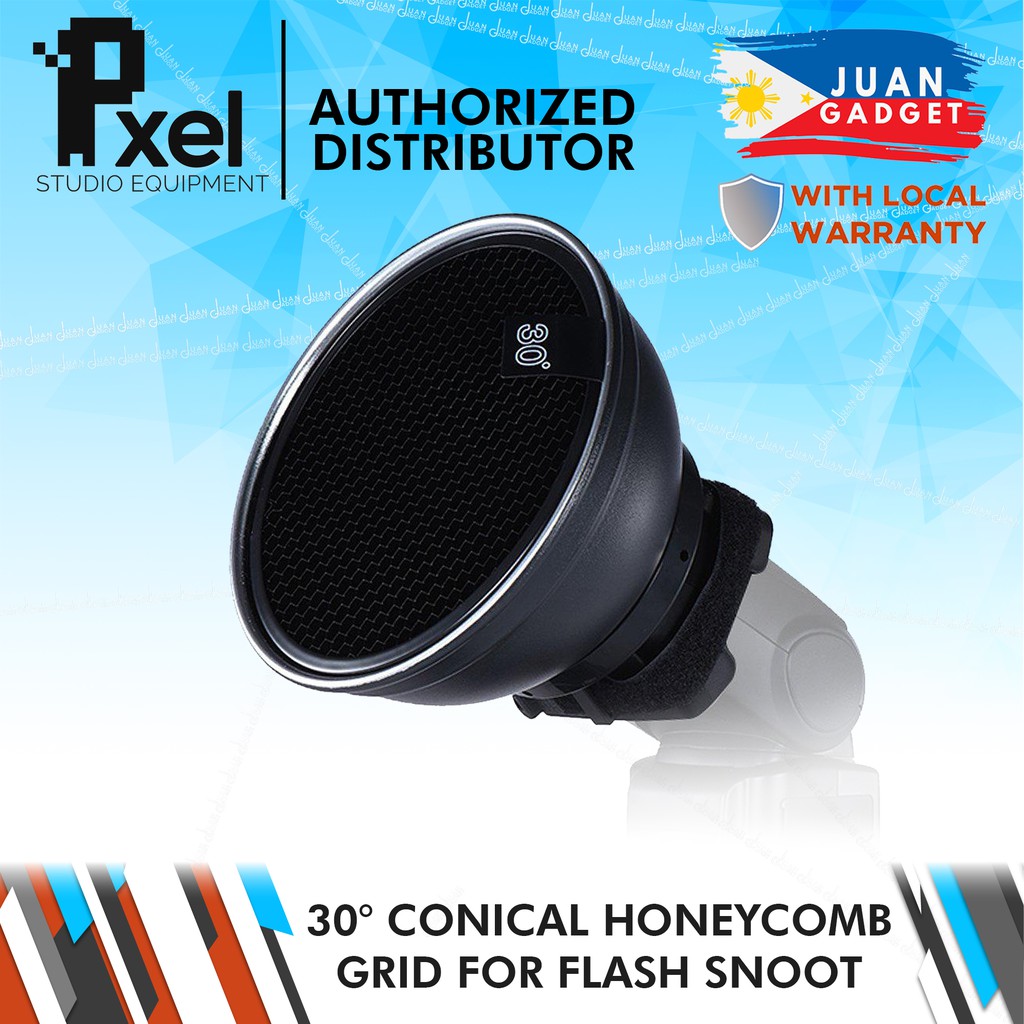 [CLEARANCE] Pxel ST-1F Conical Honeycomb Grid Speedlight Flash Snoot ...