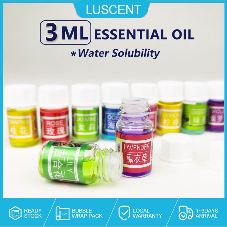 3ML Fragrance Essential Oil Water Soluble with Strengthen Aroma Flavor ...
