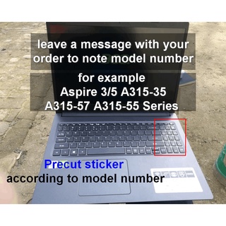 Sticker Laptop Acer Aspire 3 A315 Aspire 5 A515 A315-42 A315-55 A315-23 ...