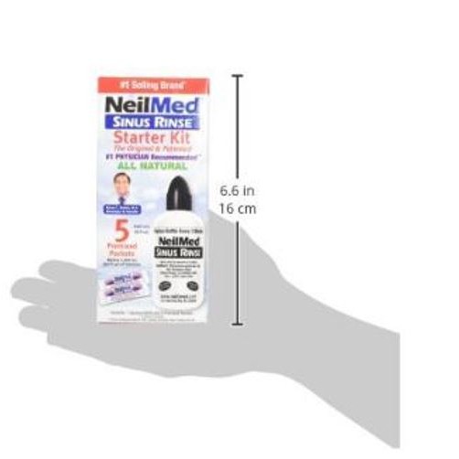 NeilMed Sinus Rinse Starter Kit for Nasal Dryness Congestion | Shopee ...