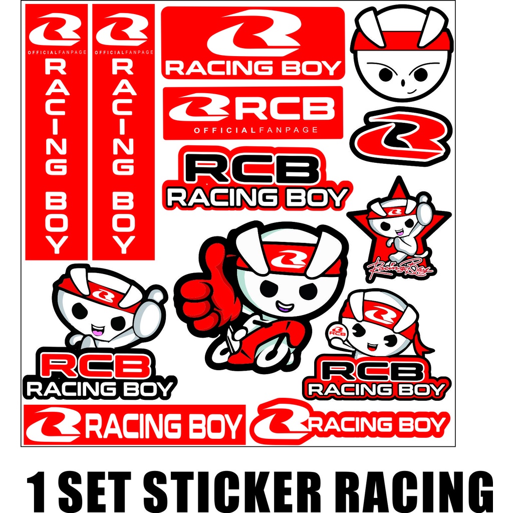 Variations Of Stickers/Stickers Packaged Variations Of RACING Sponsors ...
