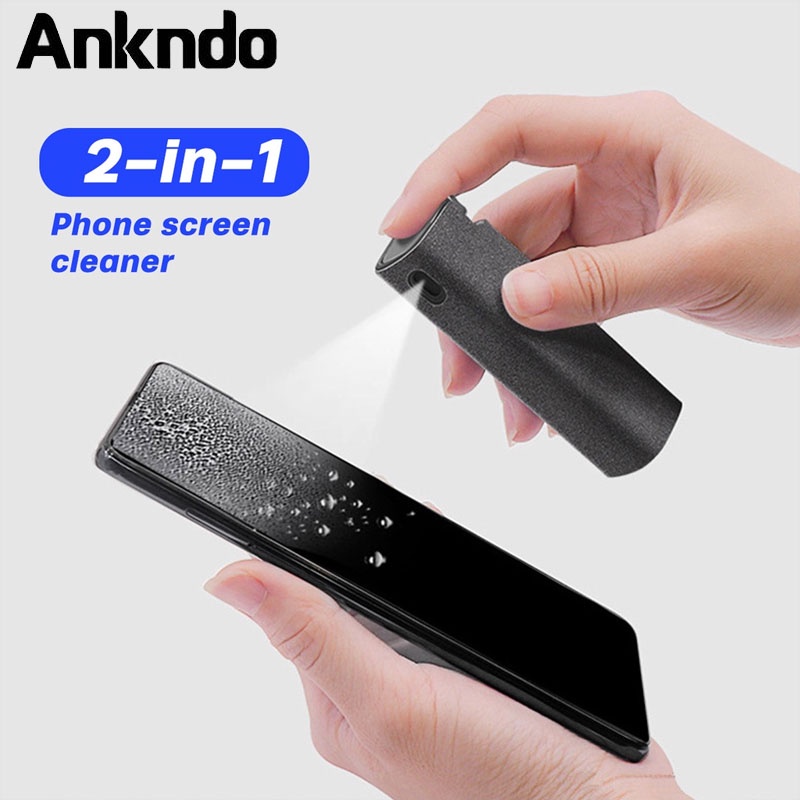 Ankndo Phone Screen Cleaner Spray 2 In 1 Portable Tablet Mobile PC ...