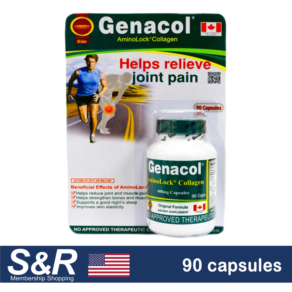 Genacol AminoLock Collagen 400mg 90pcs | Shopee Philippines