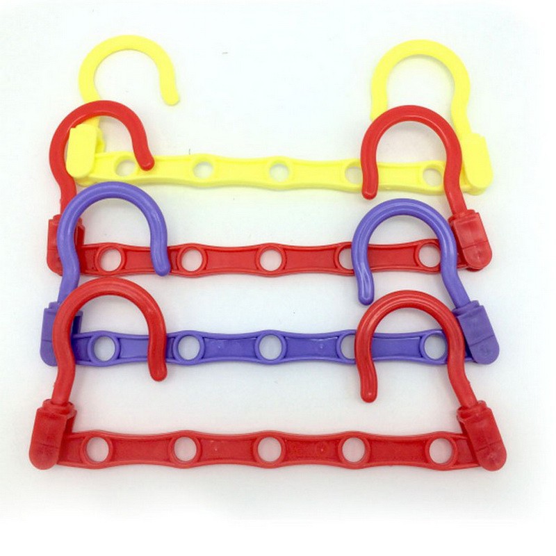 Five hole magic coat hanger magic coat rack windbreaker rack (5 holes ...
