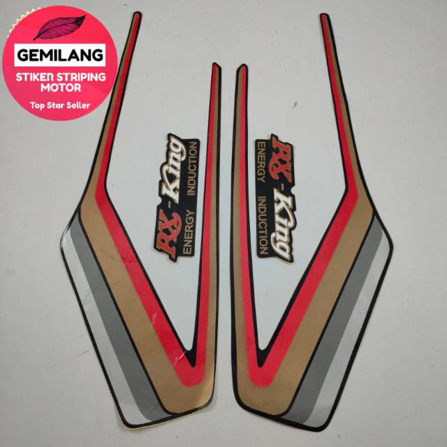 HITAM Striping Decal Polet Sticker list body stickers for 1990 yamaha ...