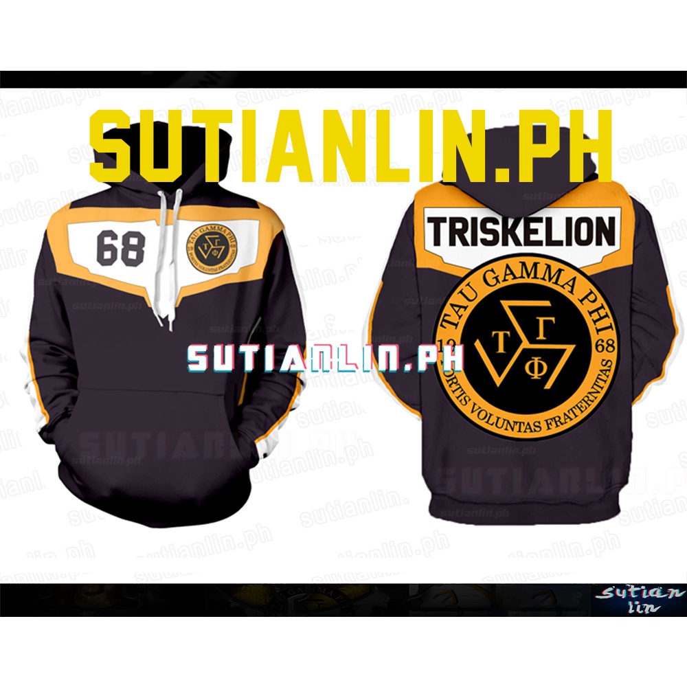 Triskelion Tau Gamma Phi Full Sublimation Hoodie Jacket Full Print ...