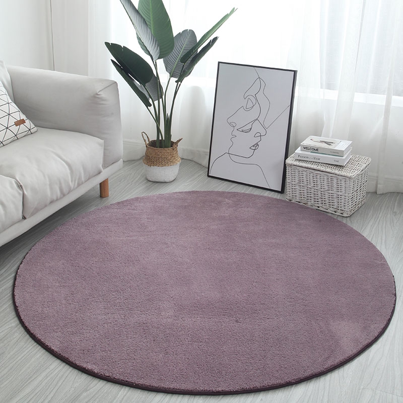 80/100/120CM Fluffy Carpet Round Floor Mat Tatami Rugs Sofa Ikea Home ...
