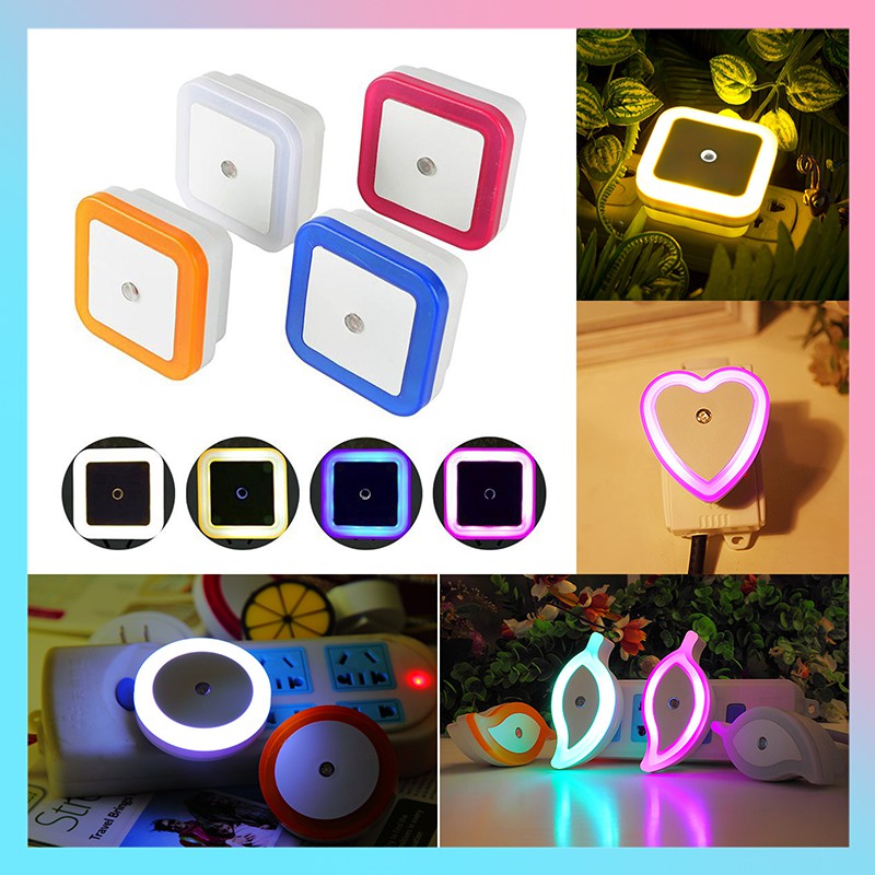 Sensor Light Automatic LED Energy Saving Dark Sensor Mini Night Light ...