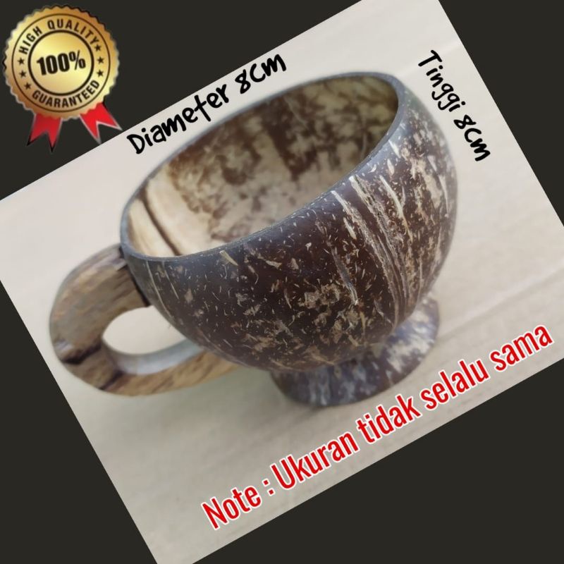 Coconut Shell Cup - Traditional Coconut Shell Glass - Souvenir Glass ...