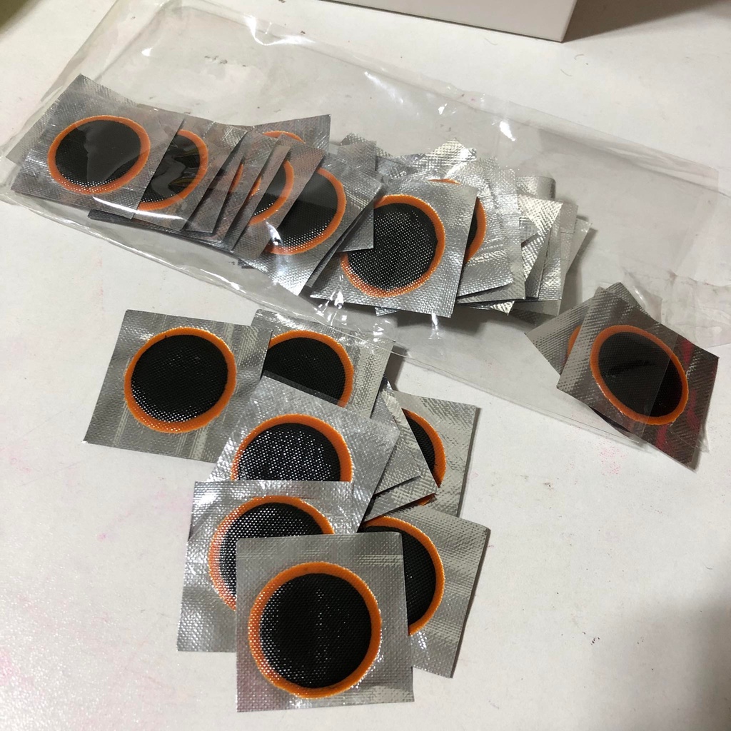 Tire patch 30mm, 2P vulcanizing repair patches kit and tools for ...