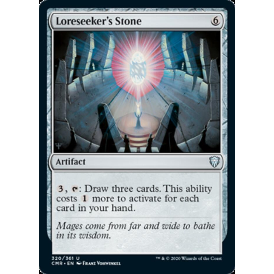 Magic the Gathering - Loreseeker's Stone - MTG Colorless - CMR - NM ...