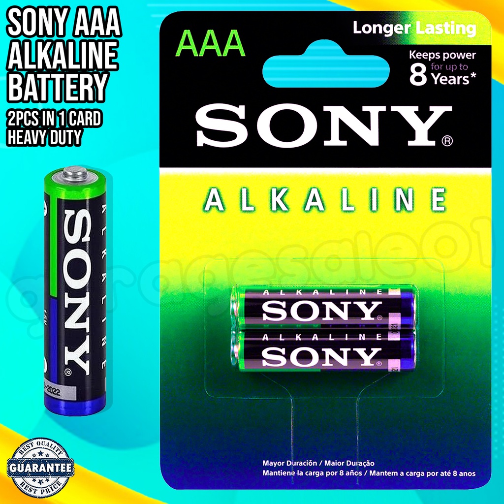 Sony Alkaline / Carbon Zinc Battery AAA | Shopee Philippines