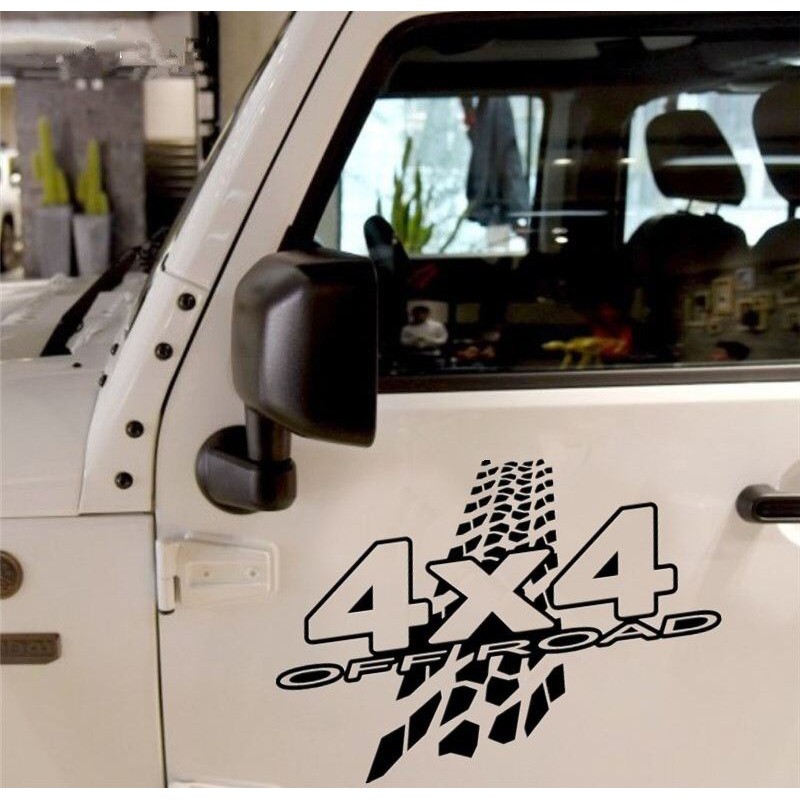 1PC 4X4 OFF ROAD with Mud style Car Sticker Vinyl Decals for Pick Up ...