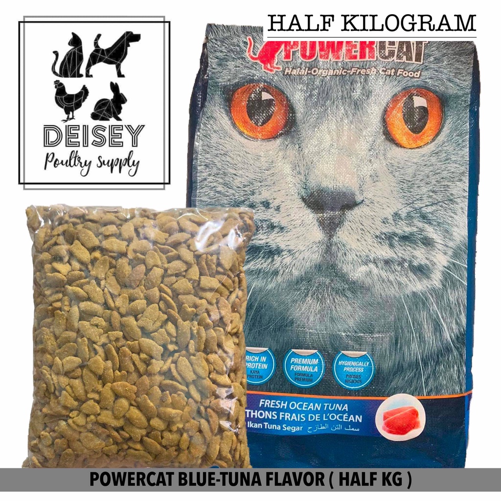 POWERCAT ORGANIC CAT FOOD - ADULT CAT - FRESH OCEAN TUNA FLAVOR (HALF ...