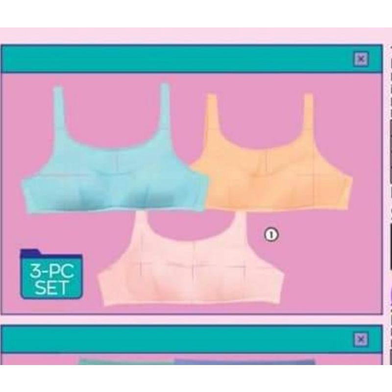 Avon evi 3pc begginer bra set | Shopee Philippines