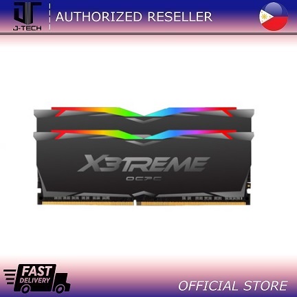 RAM OCPC X3TREME RGB 16GB DDR4-3200MHZ (2*8GB) W/HEATSINK MEMORY KIT ...