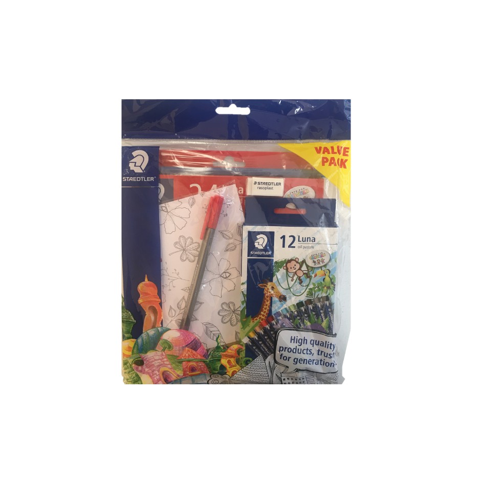 Staedtler Value Pack Luna Oil Pastel Triplus for children | Shopee ...