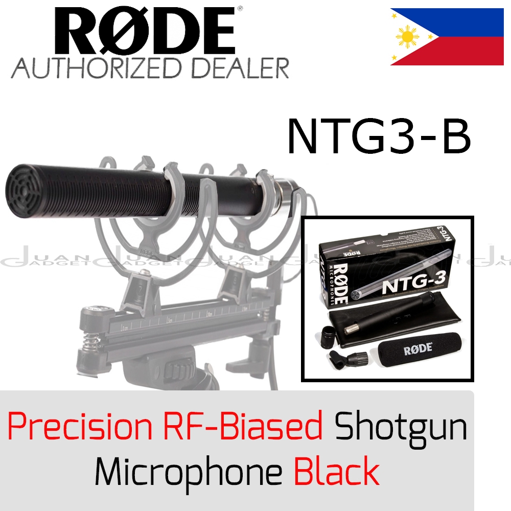 Rode NTG3-B Precision RF-Biased Shotgun Microphone Black | Shopee ...