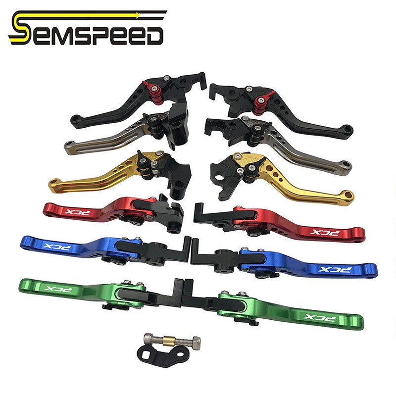 Semspeed Adjustable Clutch Brake Lever with Parking Lever For Honda Pcx ...