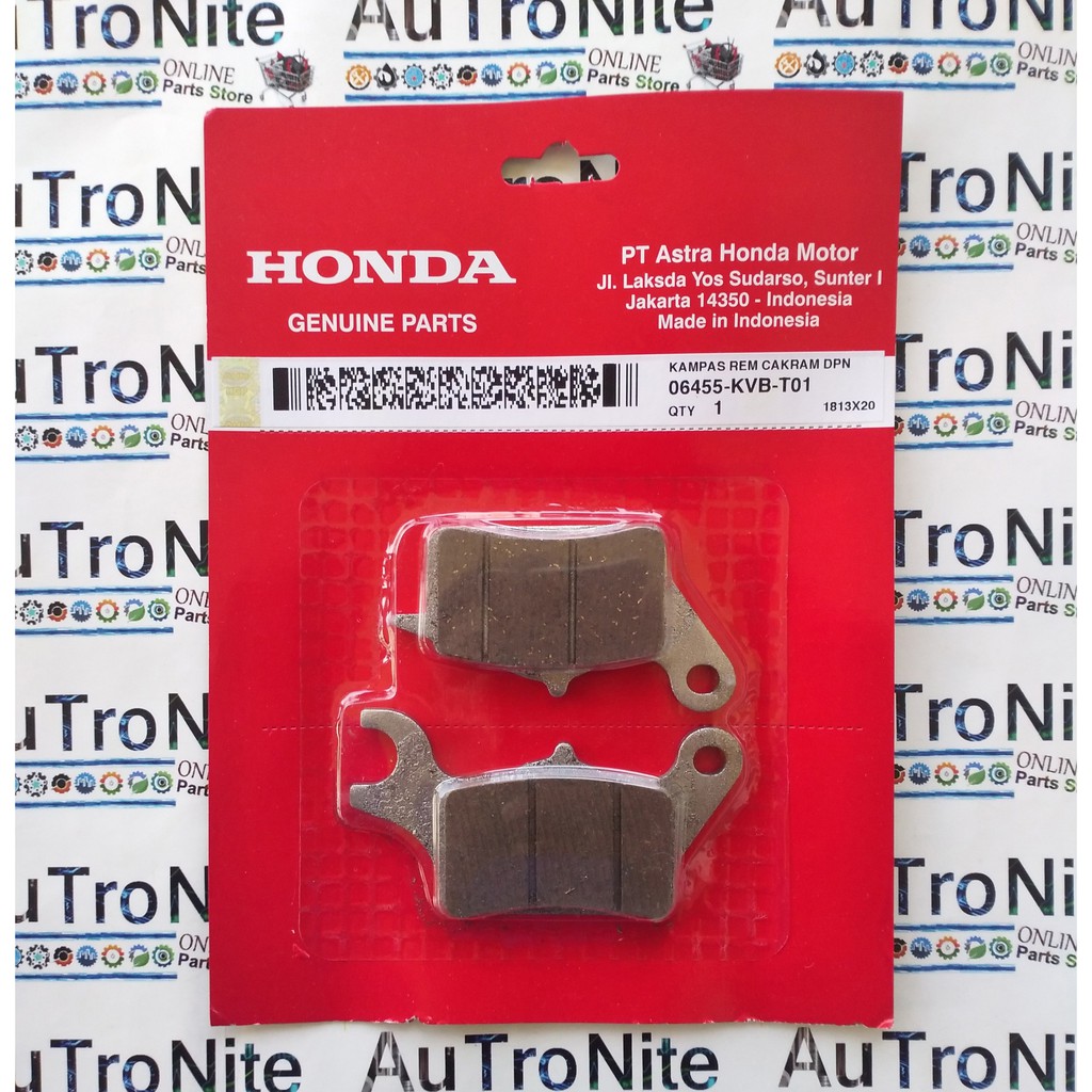 Front Disc Brake Pads Kiri Pad Set Front NISSIN 06455-KVB-T01 Original ...