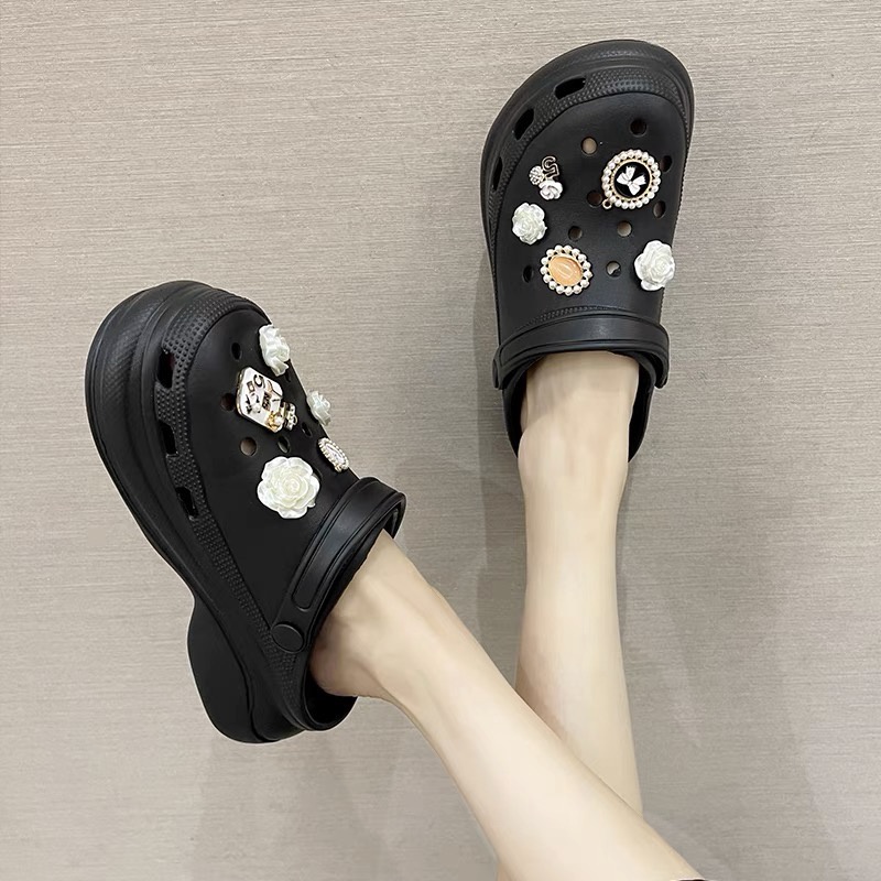Fashion cross soft sole Classic Bae Clog with chain lightweight for ...