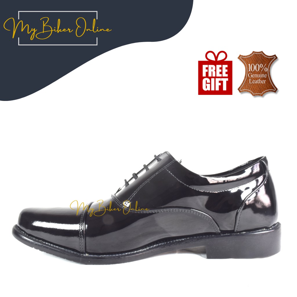 Fast Strengthening Leather Shoes 15627 Cut Work Shoes GD Shoes Police ...