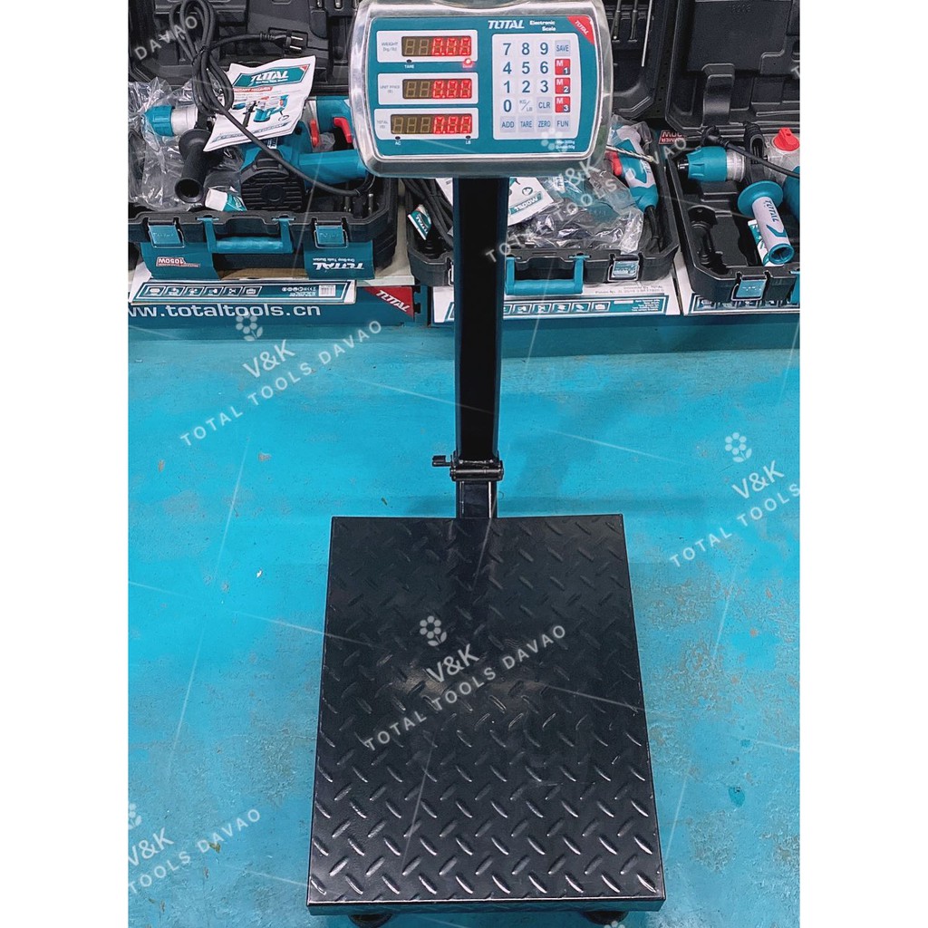TOTAL Electronic Scale 300KG TESA33001 | Shopee Philippines