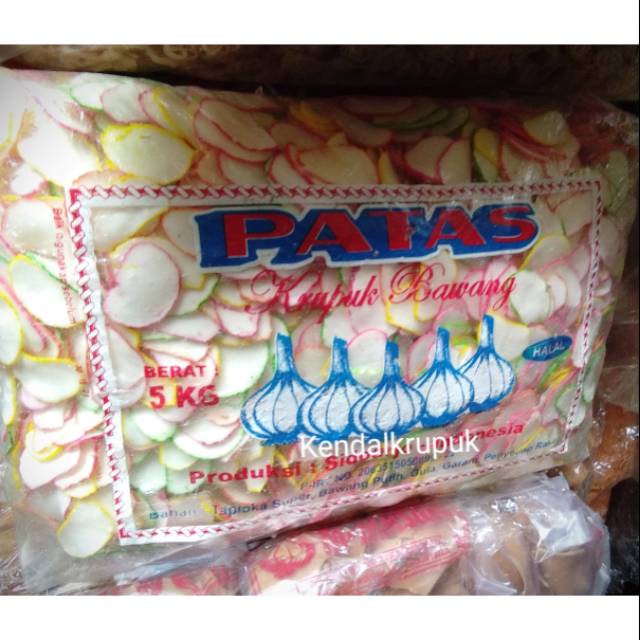 Raw Crackers Krupuk Patas Taste Onion 5 Kg Halal | Shopee Philippines