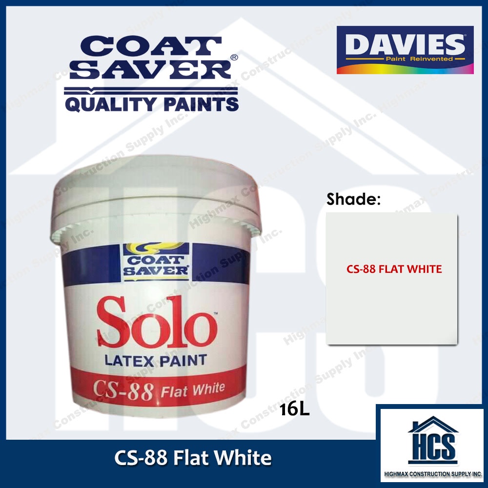 Coat Saver Solo CS-88 Flat White 16L - Pail | Shopee Philippines