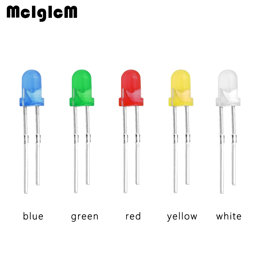 100pcs led 5mm diode Light Assorted Kit DIY LEDs Set | Shopee Philippines