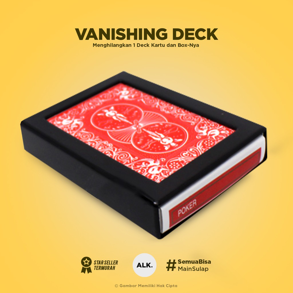 Vanishing Deck (Magic Tool to Remove Cards, Popsicle Up Magic) | Shopee Philippines