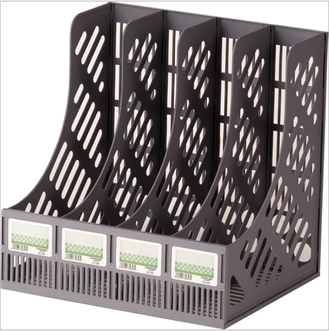 Office File Holder 4 Desktop Storage Plastic Blue Black Gray | Shopee ...