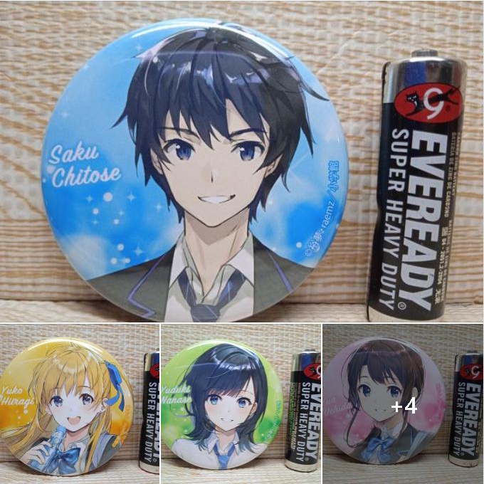 Chitose-kun wa Ramune Bin no Naka CAN BADGE SET 6pcs (Chitose Is in the ...
