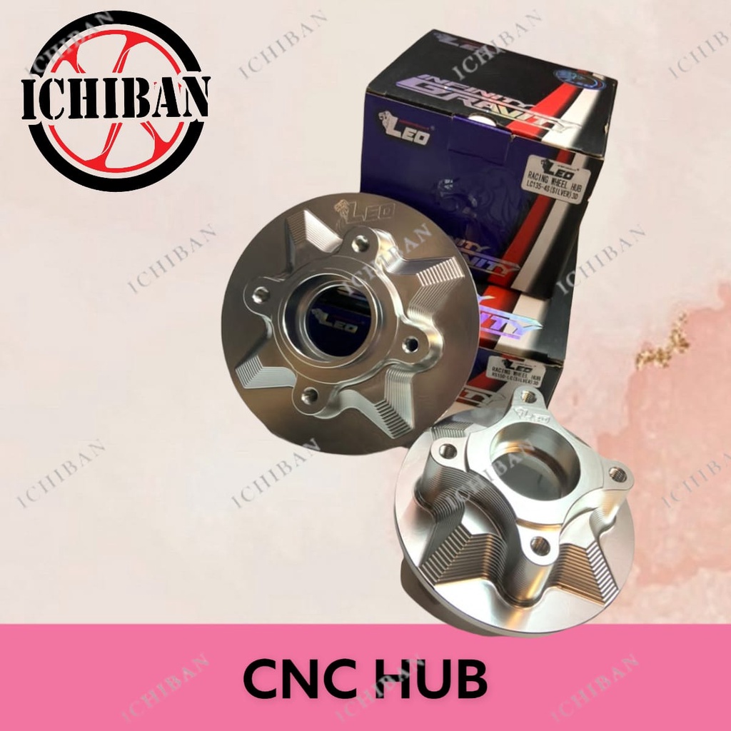 RACING WHEEL HUB LEO CNC 3D Alloy Forged Sprocket Hub Yamaha LC135-4S ...