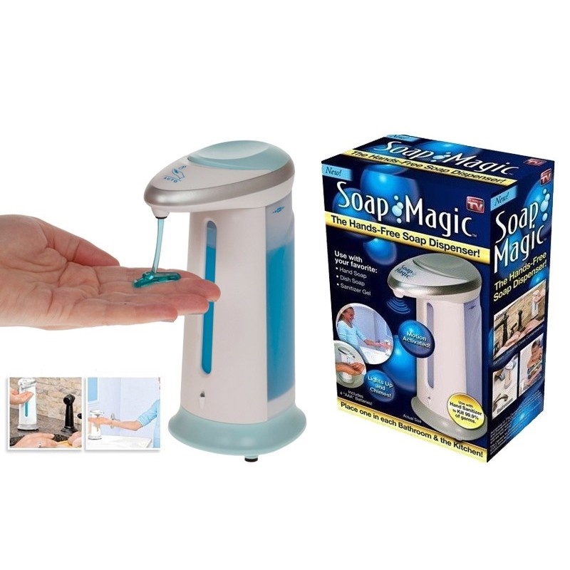 SOAP MAGIC dispenser Automatic Hands Free Touch less Liquid Soap ...