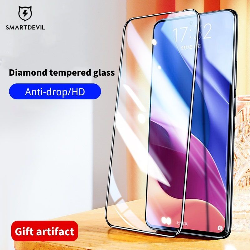 SmartDevil Full Screen Tempered Glass Xiaomi Redmi K50k/40pro/40S/K30pro/Note9 Diamond All ...
