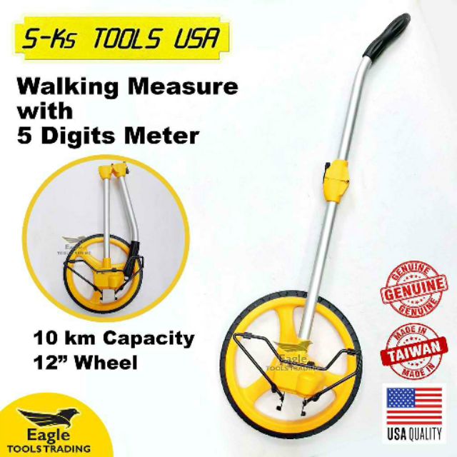 Walking Measure With 5 Digits Meter 10Km Capacity 12 Inch Wheel S Ks ...