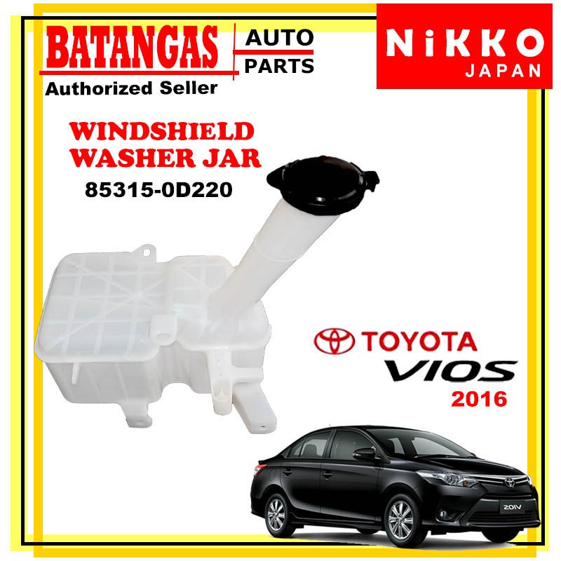 Windshield Washer Jar TOYOTA VIOS M/T 2NZFE 2013-2016 853150-0D220 ...