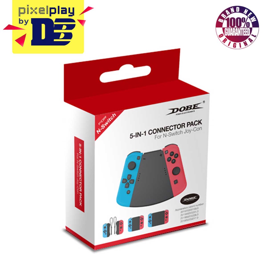 Dobe NSW 5 In 1 Connector Pack For N Switch Joy Pad Tns 19021 | Shopee ...
