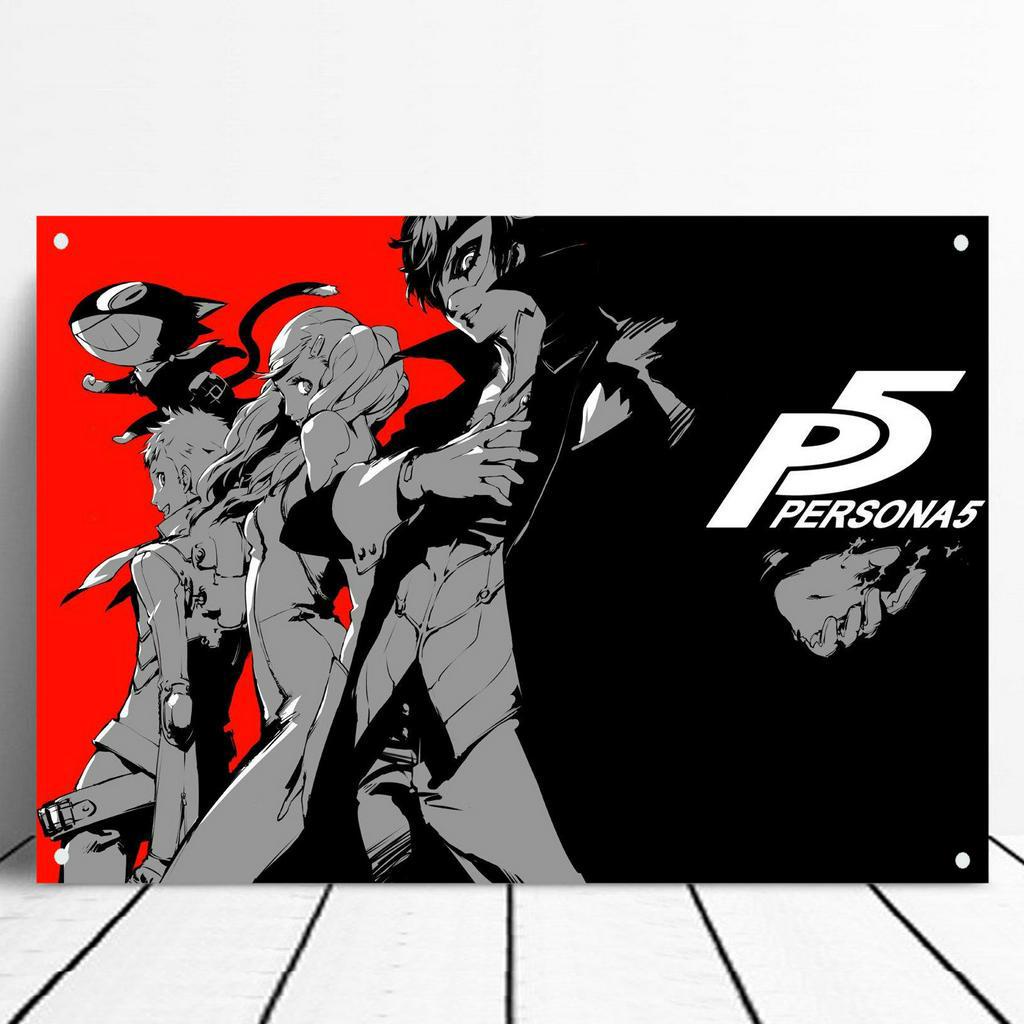 Persona 5 P5 Metal Poster Tv Shows Movie Game Anime Tin Sign Wall Art ...