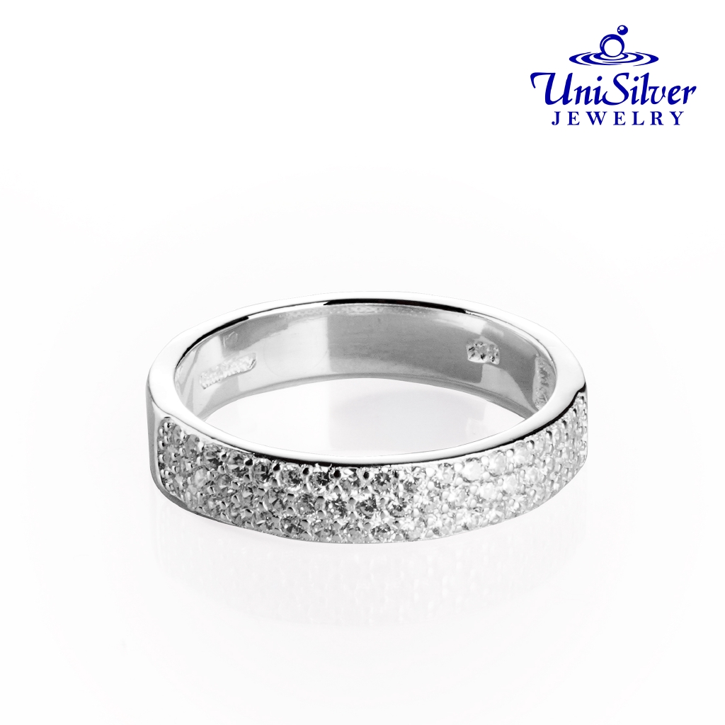 Unisilver 925 Sterling Wedding Ring (WRS03-1001 320) SOLD PER PIECE ...