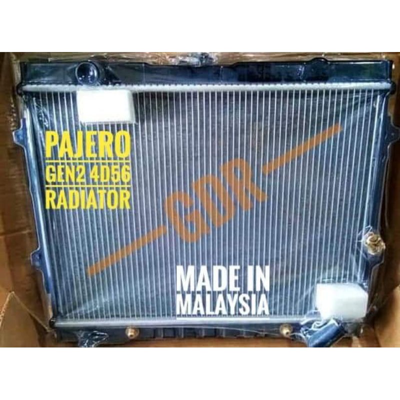 Pajero Gen 2, Gen 1, 4D56 Radiator. All Aluminum/alum plastic. Malaysia ...
