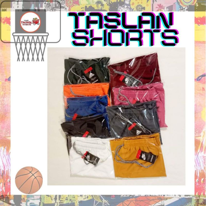 Taslan shorts (Unisex) | Shopee Philippines