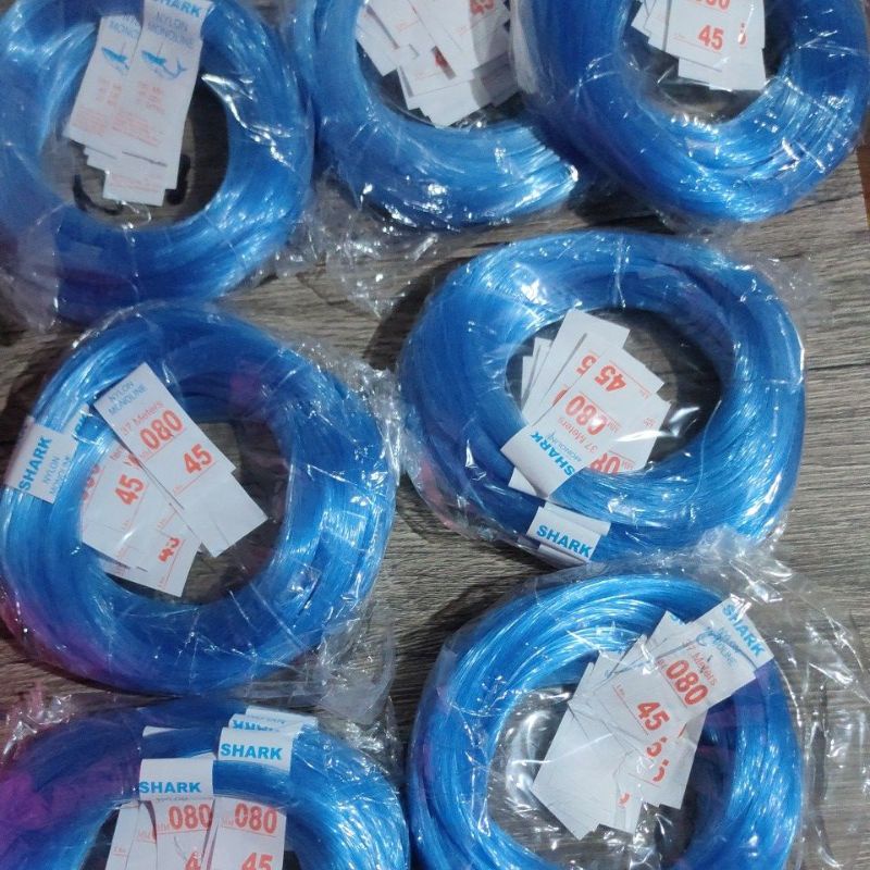 Shark Nylon Monoline 40yards/ Nylon/ Tansi (0.65mm - 1.00mm) | Shopee ...