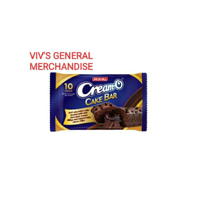 Jack n Jill Cream-O Cake Bar ( 40g x 10s ) | Shopee Philippines